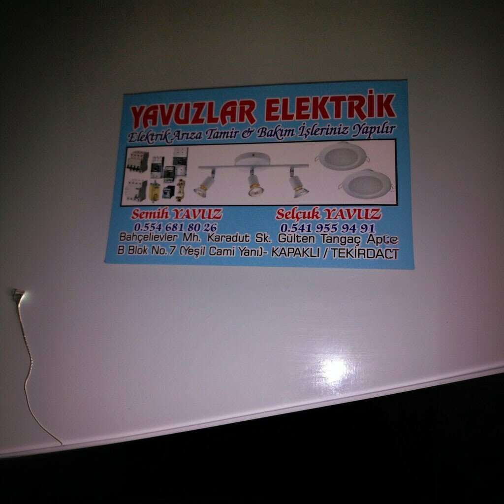 Elektrik ve elektrikli ürün mağazası Yavuzlar Elektrik, Kapaklı, foto