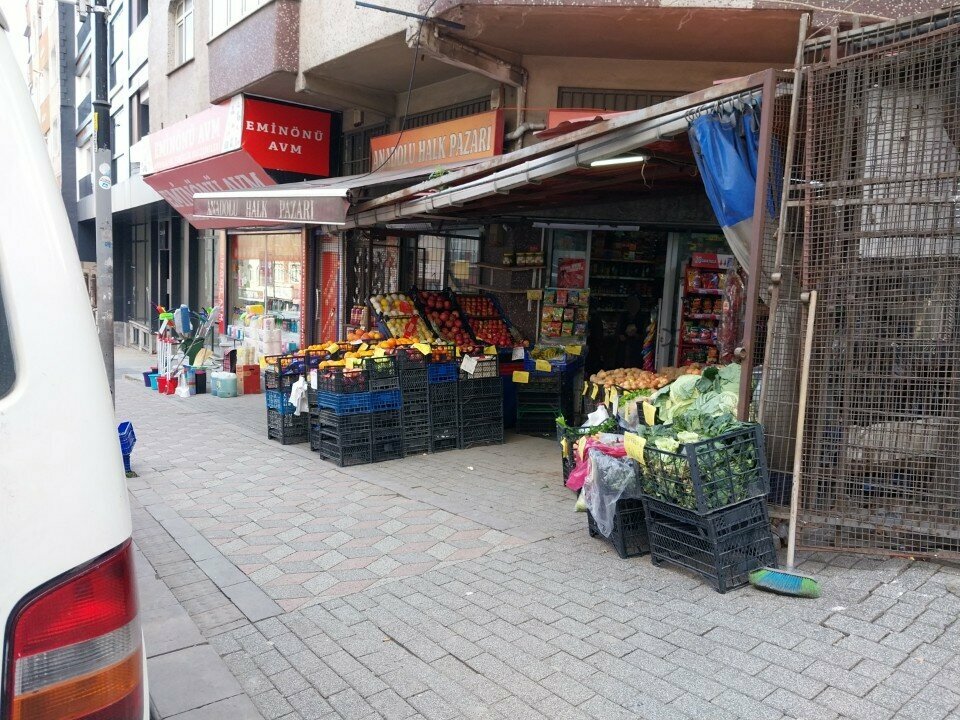 Pazarlar ve çarşılar Anadolu Halk Pazarı, İstanbul, foto