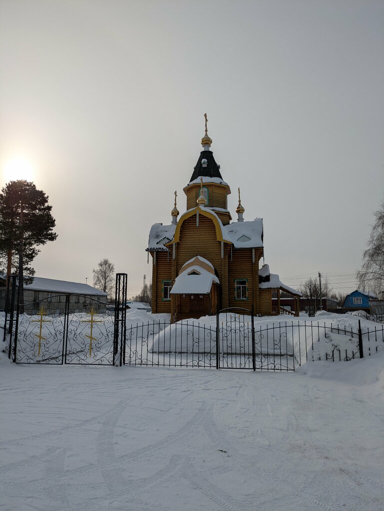 Ortodoks kiliseleri Церковь Владимирской иконы Божией Матери, Hantı‑Mansi Özerk Okrugu, foto