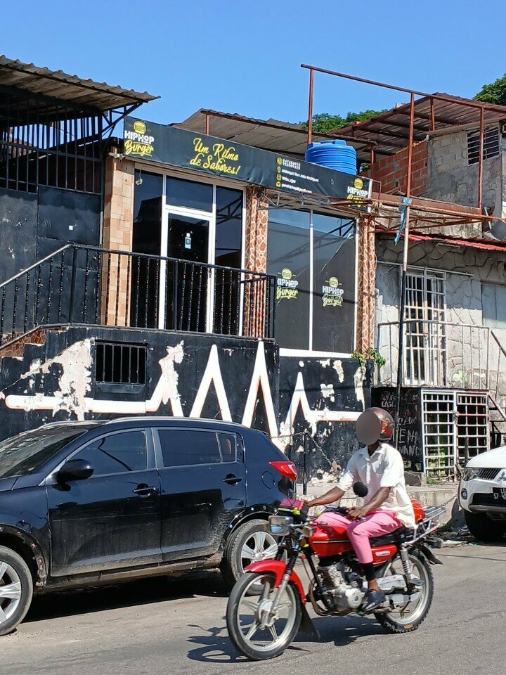 Fast food Hip hop burger, Loanda, foto