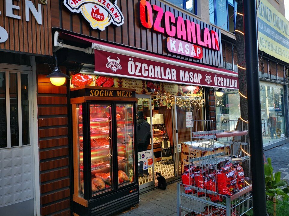 Kasap, şarküteri Özcanlar Kasap, İstanbul, foto
