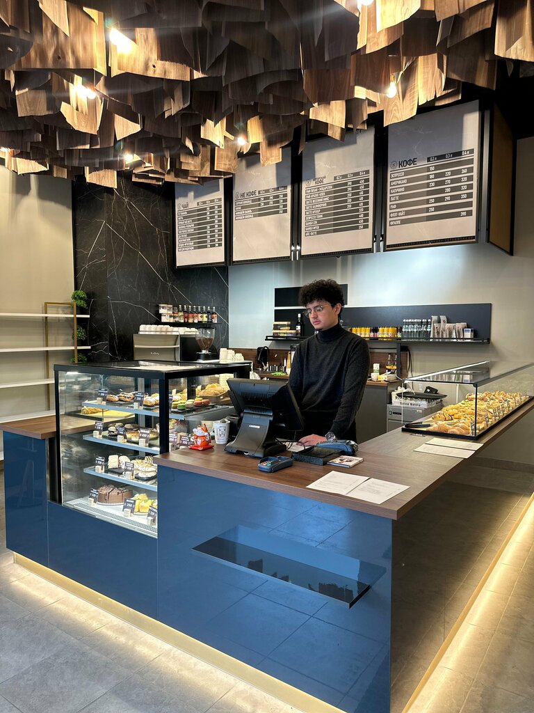 Kafe Peterhof bakeries, Moskova, foto