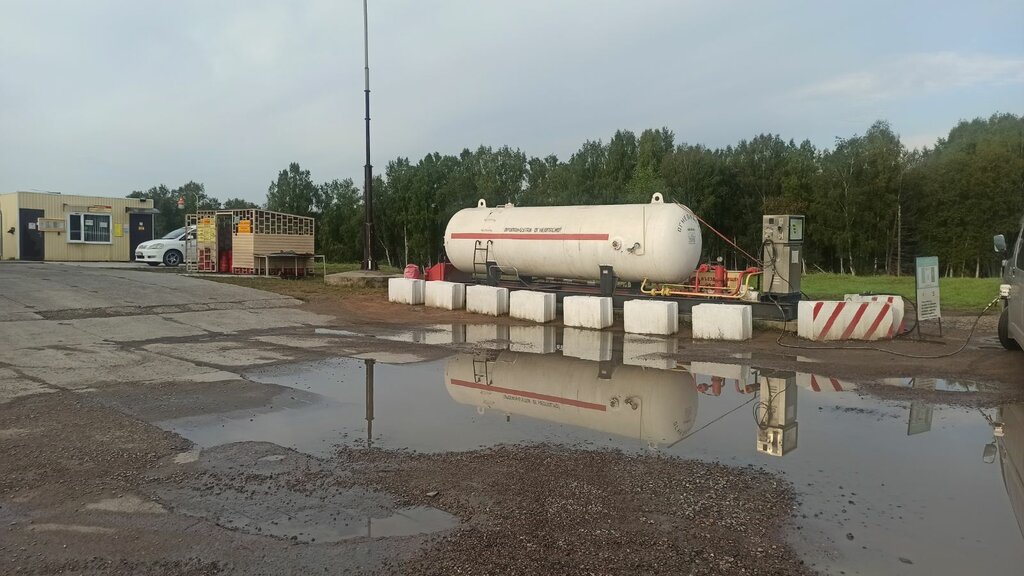 Otogaz dolum istasyonu Терминалнефтегаз, Krasnoyarski krayı, foto