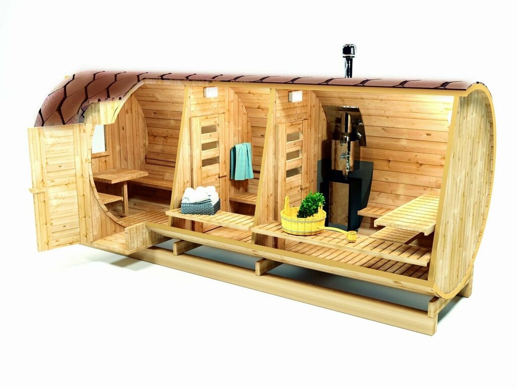 Hamam ve sauna inşaatı Баня Кедр, Krasnoyarski krayı, foto