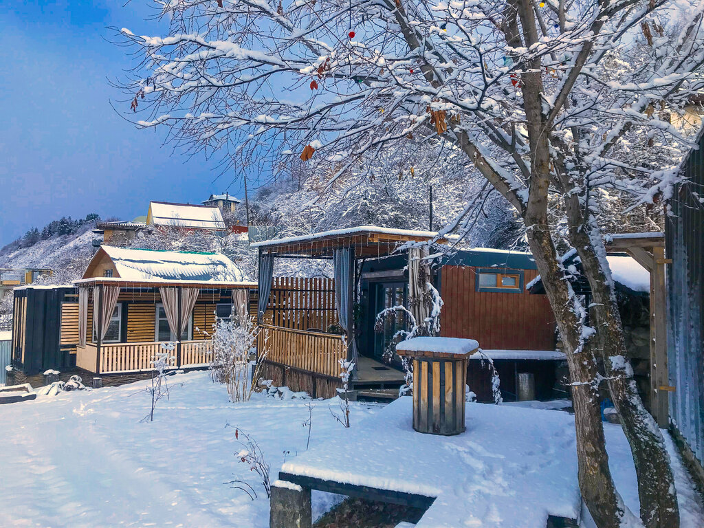 Kısa süreli konaklama Домик у реки, Almatı, foto