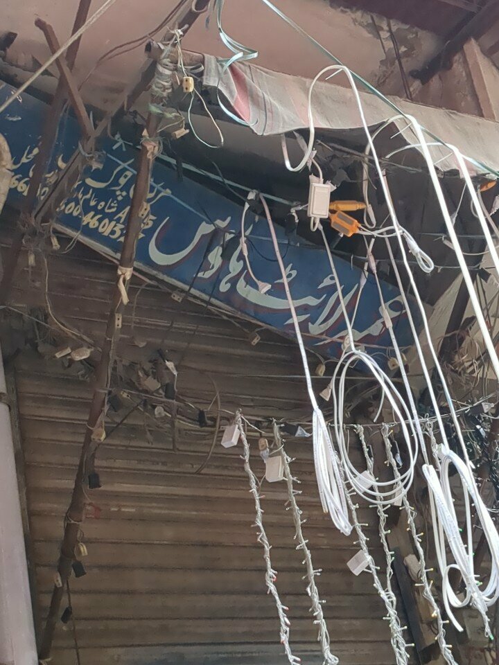 Lamba ve avize mağazaları Umair light house, Lahor, foto