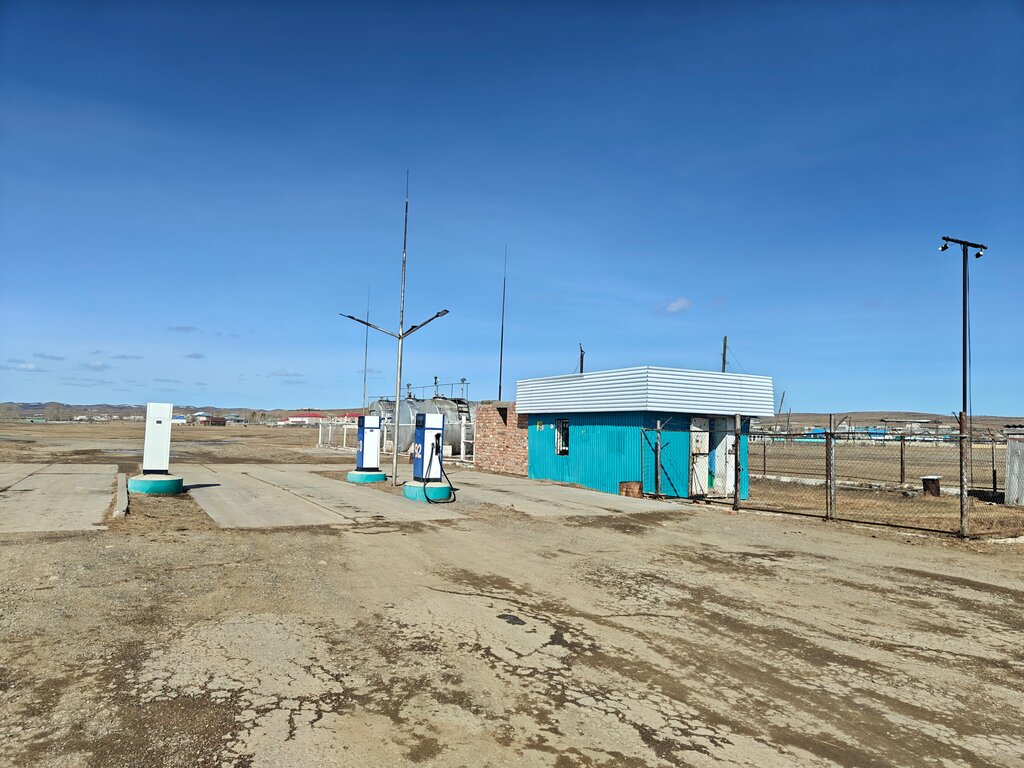 Benzin istasyonu ТехСтройОйл, Zabaykalski krayı, foto