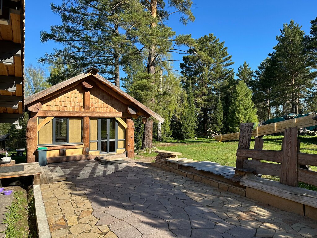 Resort oteller, tesisler Krutogorye, Tomskaya oblastı, foto