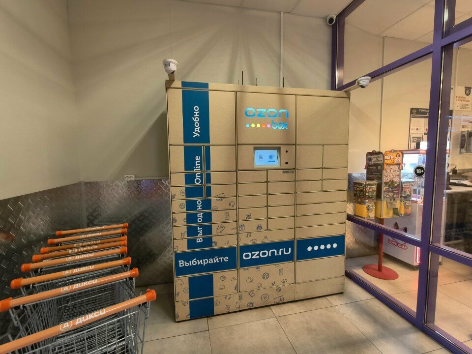Parsel otomatı Ozon Box, Yaroslavl, foto