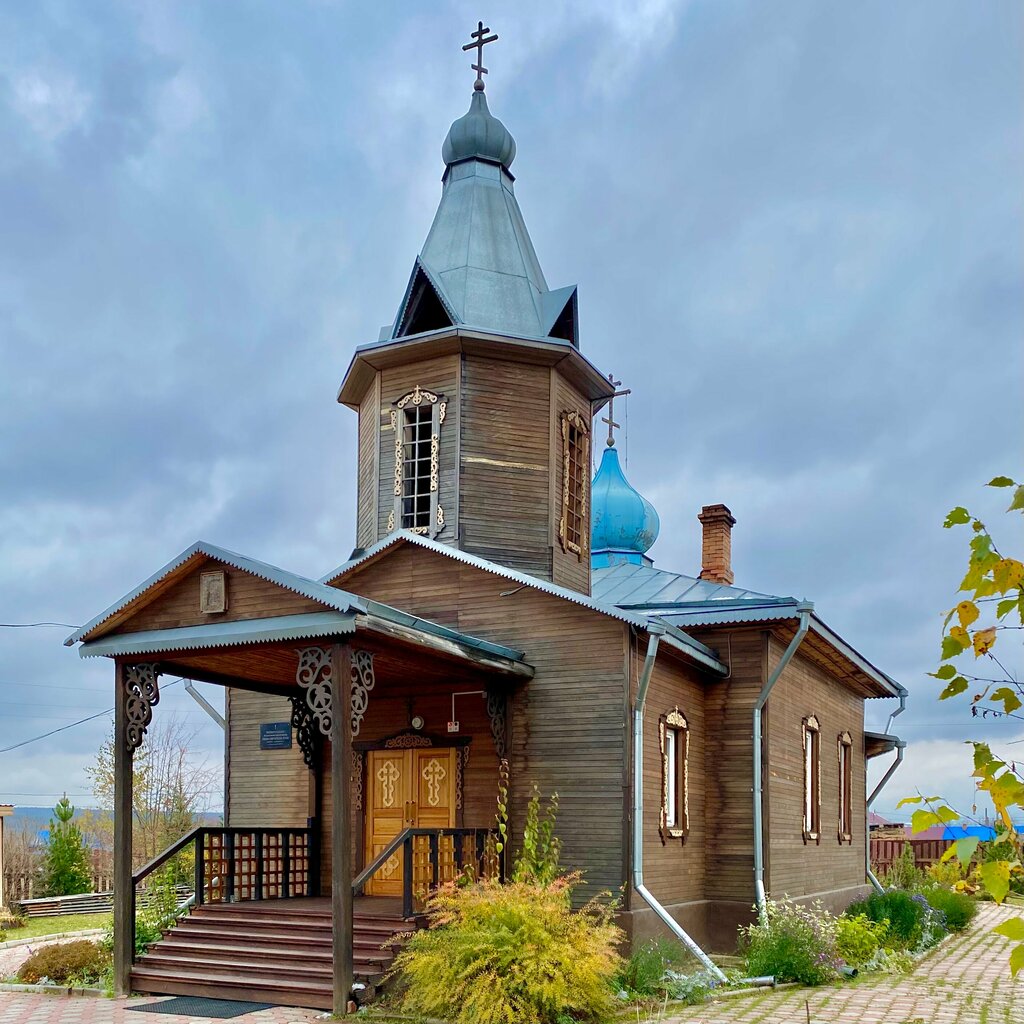 Ortodoks kiliseleri Tserkov Luki, arkhiyepiskopa Krymskogo, V Bolshoy Murte, Krasnoyarski krayı, foto