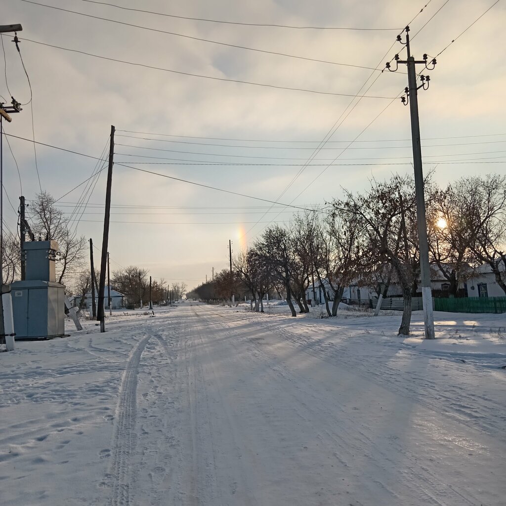Benzin istasyonu Akron, Karağandı eyaleti, foto