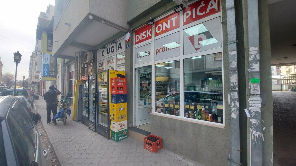 Alkollü içecekler Diskont pića, Novi Sad, foto