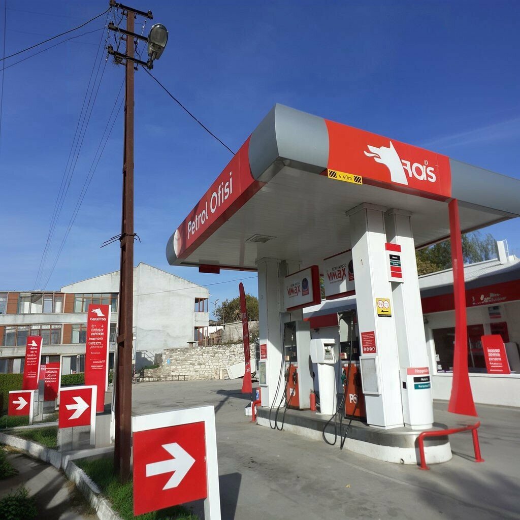 Benzin istasyonu Petrol Ofisi, Balıkesir, foto