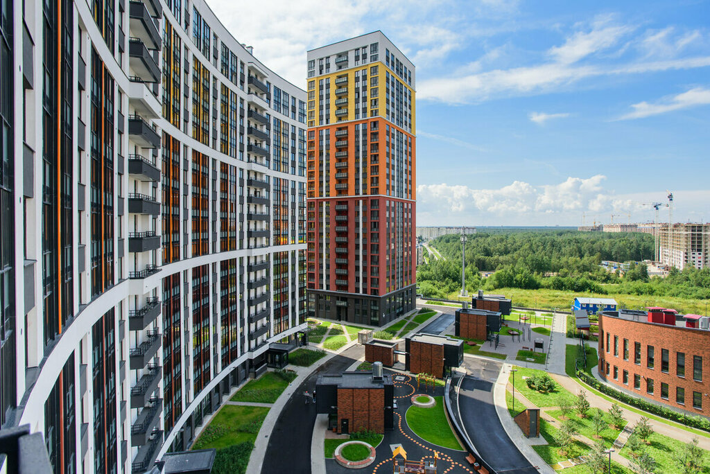 Konut blokları Ultra City 1, Saint‑Petersburg, foto