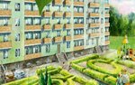 Зеленый дворик (Zelyonaya ulitsa No:27, selo Krivodanovka), konut blokları  Novosibirskaya oblastından