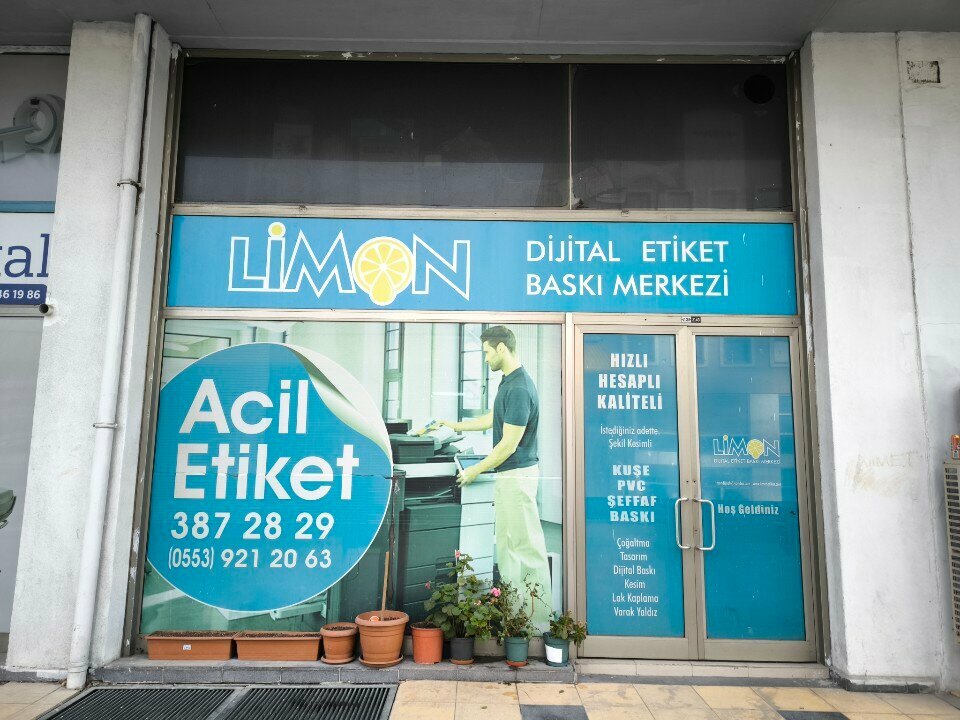 Etiketleme ve barkodlama hizmetleri Limon Dijital Etiket Baskı Merkezi, Ankara, foto