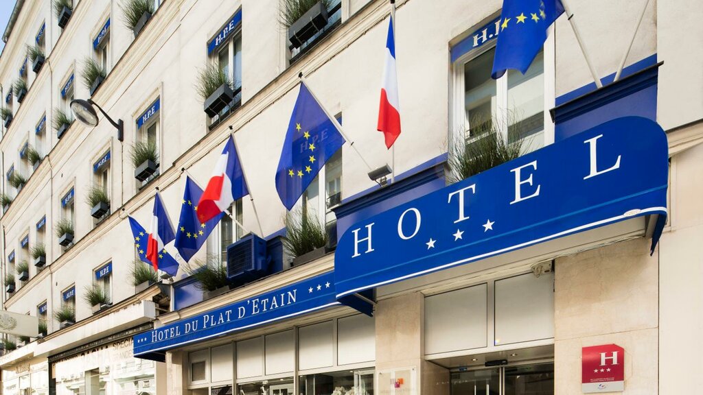 Otel Hôtel du Plat d'Etain, Paris, foto