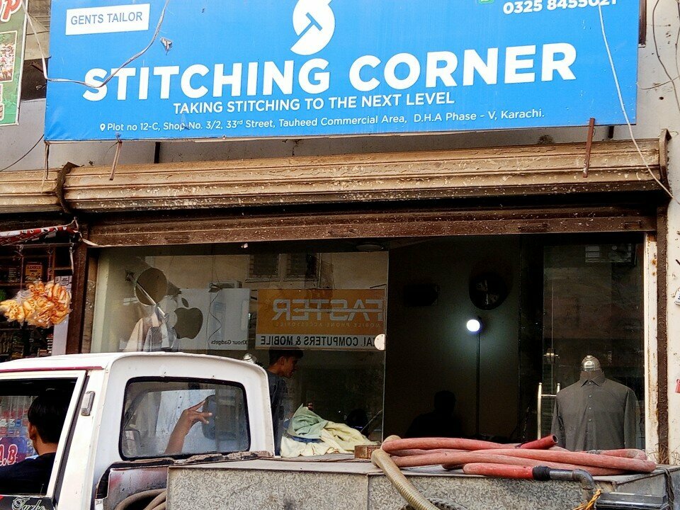 Giyim mağazası Stitching corner, Karaçi, foto