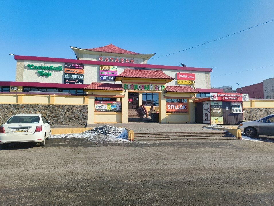 Alışveriş merkezleri Sosnoviy bor, Çita, foto