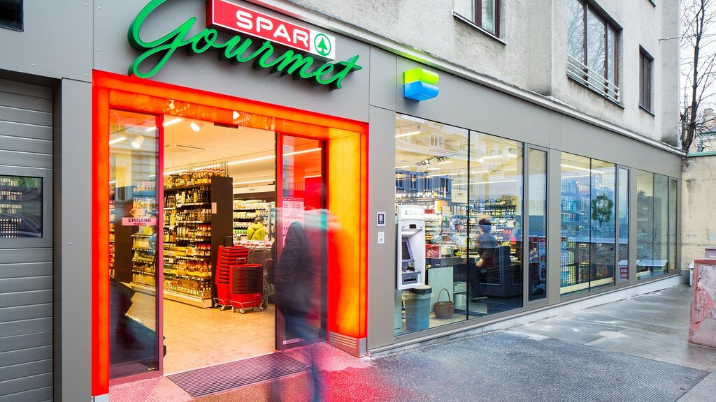 Süpermarket Spar Gourmet, Viyana, foto