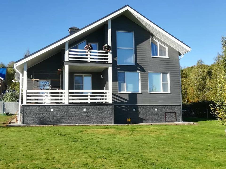 Dış kaplama Fibro Fasad, Moskova, foto