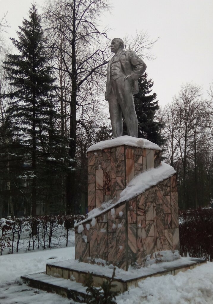 Anıt, heykel В.И. Ленин, Bobruisk, foto