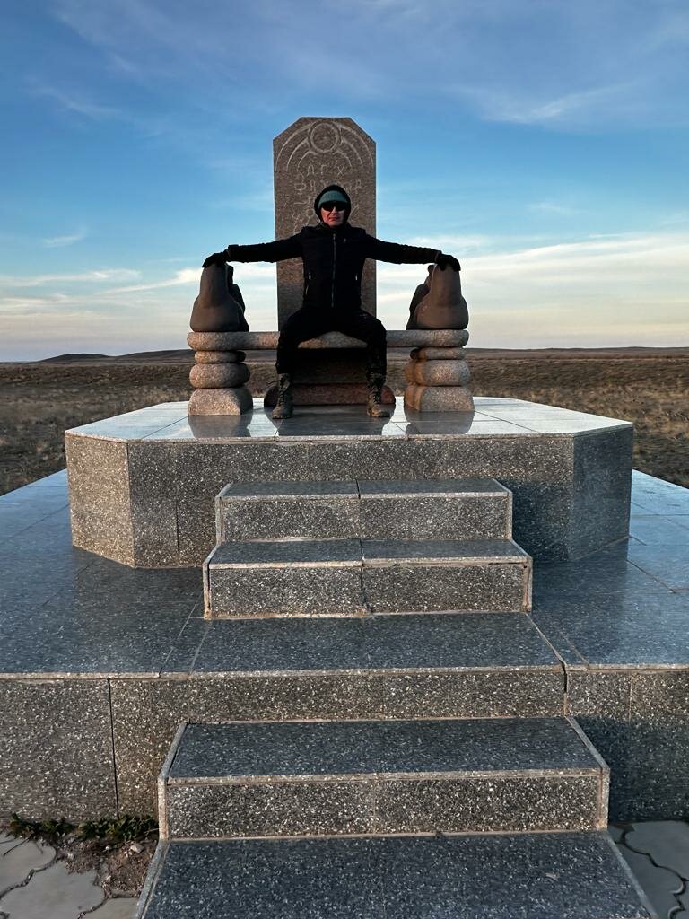 Turistik yerler Khan Ordasy, Karağandı eyaleti, foto