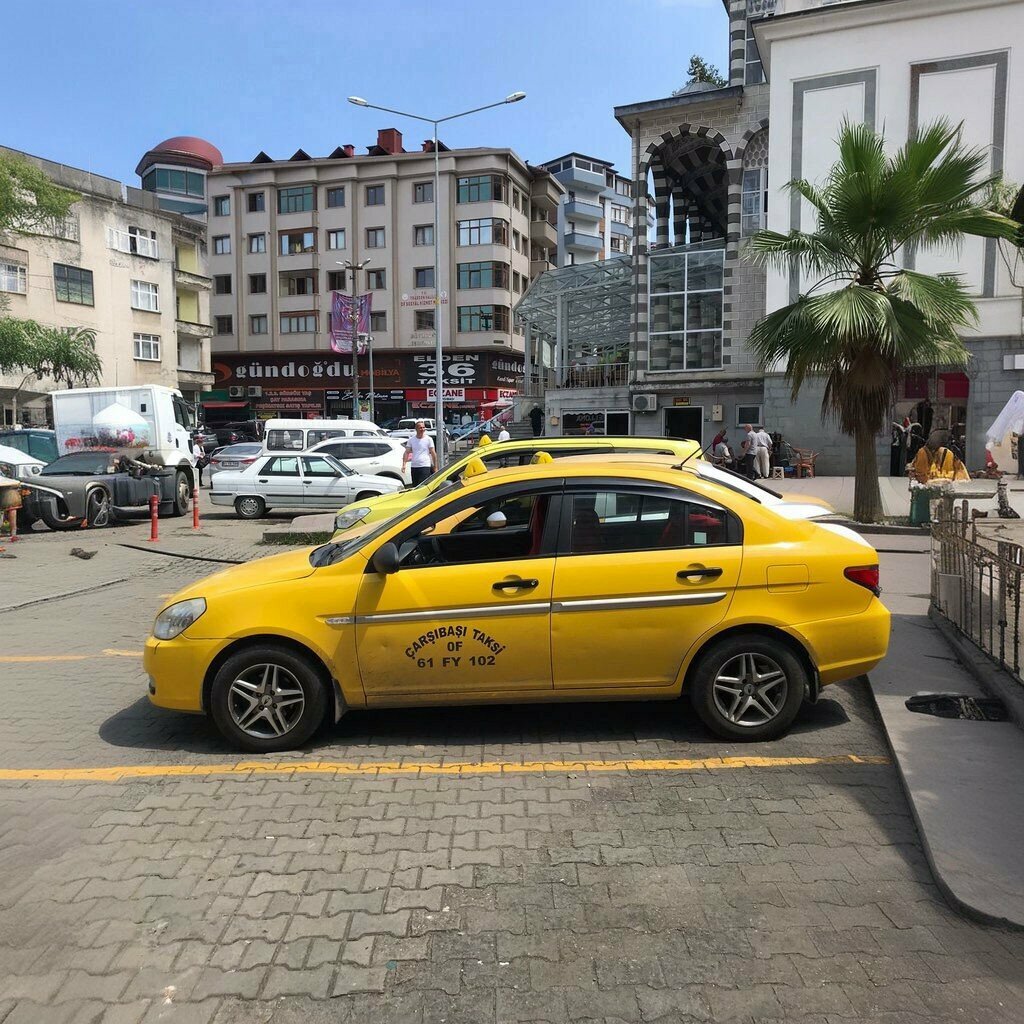 Taksi durağı Of Taksim, Of, foto