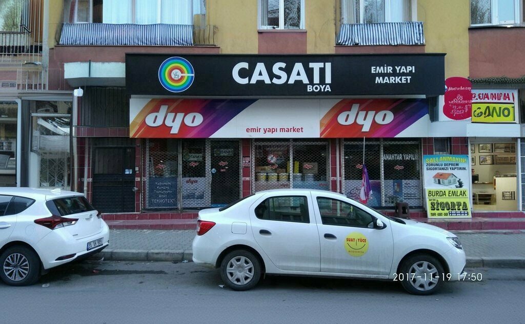 Resimli duvar kağıdı ve freskler Dyo Bek Yapı Market, İzmir, foto