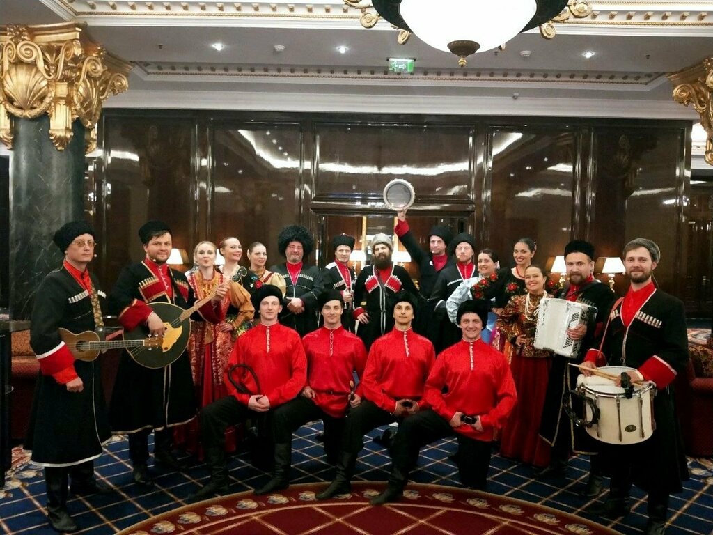 Etkinlik organizasyonu Cossack ensemble Volnaya Rus, Moskova, foto