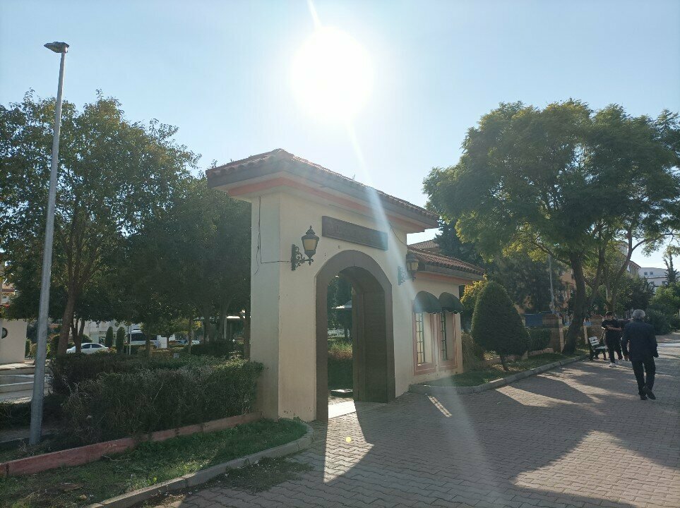 Park, sokak heykeli Osmanlı bahçesi, Antalya, foto