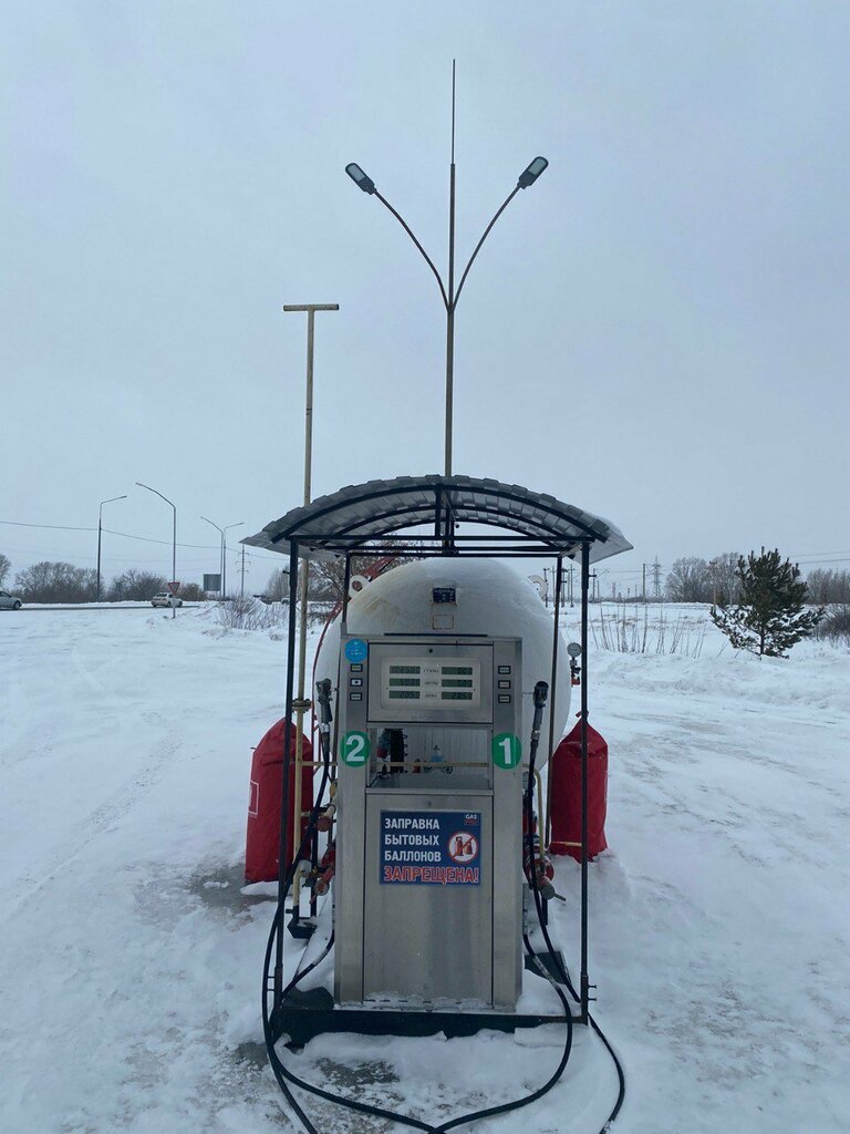 Otogaz dolum istasyonu GasPro, Novoaltaysk, foto