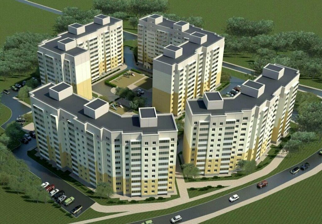 Konut blokları Полет, Ob, foto