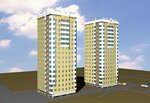По ул. Свердлова 2 (Republic of Sakha (Yakutia), Yakutsk, Sverdlova Street), konut blokları  Yakutsk'tan