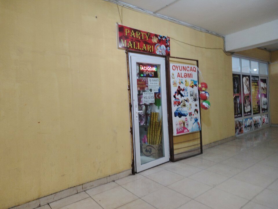 Kutlama ürünleri Party malları, Bakü, foto