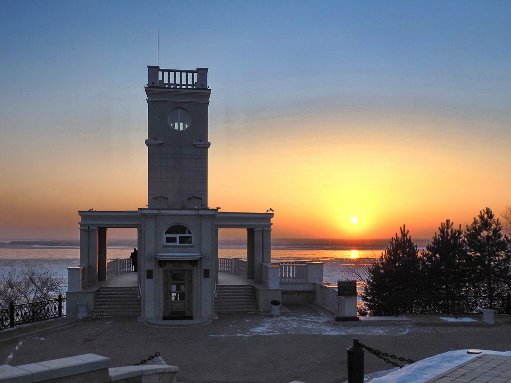 Seyir terası Смотровая площадка, Habarovsk, foto