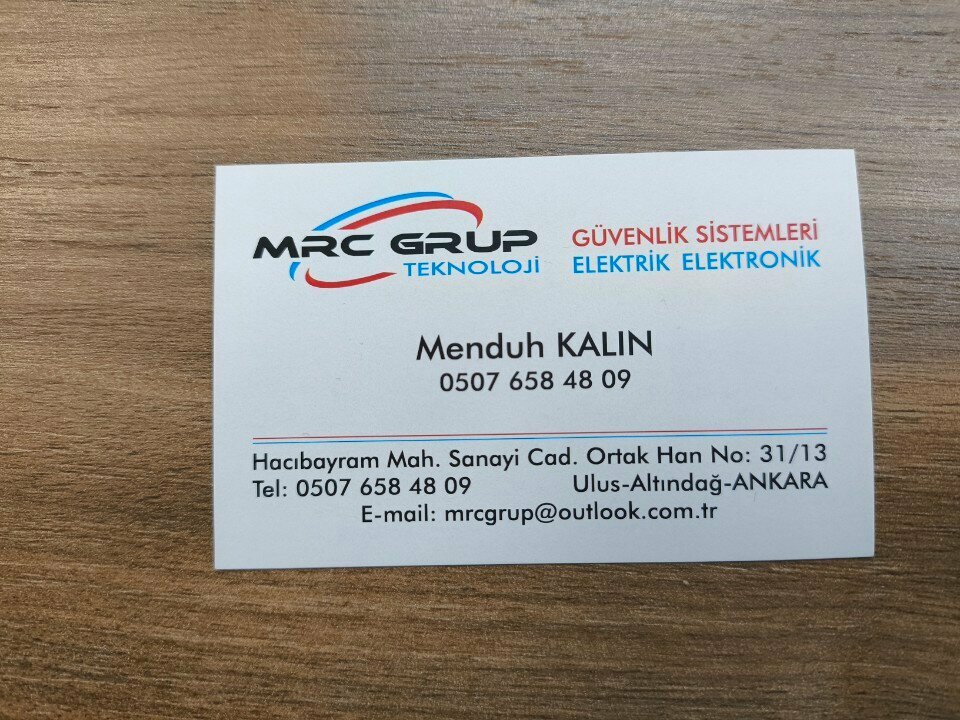 Elektrik ürünleri Mrc Grup Teknoloji, Ankara, foto