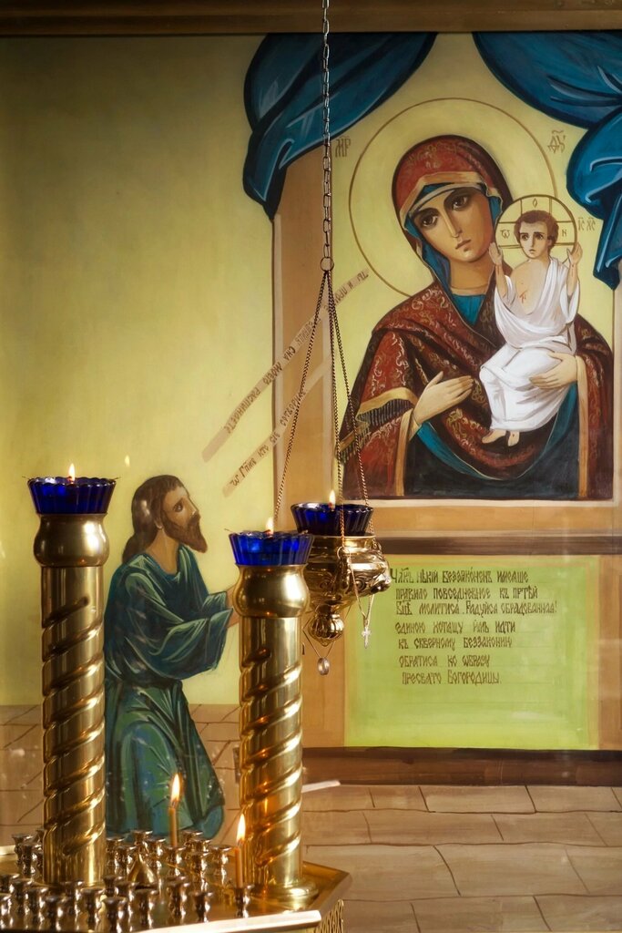 Ortodoks kiliseleri Church of the Icon of Our Lady Unexpected Joy, Krasnoyarski krayı, foto