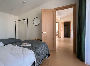 Гостевой дом с баней Хвойный (No:483, коттеджный посёлок Грин лаундж), otel  Moskova ve Moskovskaya oblastından
