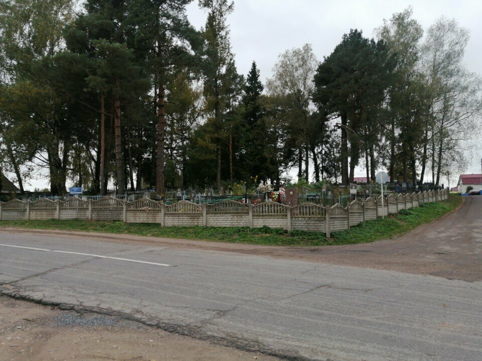 Mezarlıklar mohilki Baroniki-1, Vitebsk, foto