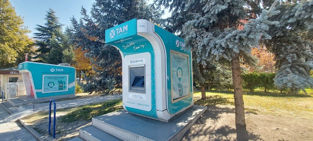 ATM'ler Halkbank ATM, Ankara, foto