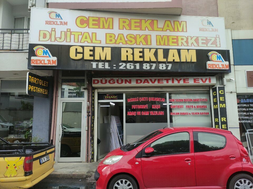 Baskı hizmetleri Cem Reklam, İzmir, foto