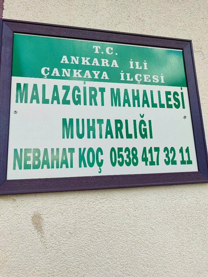 Muhtarlıklar Malazgirt Mahallesi Muhtarlığı, Ankara, foto