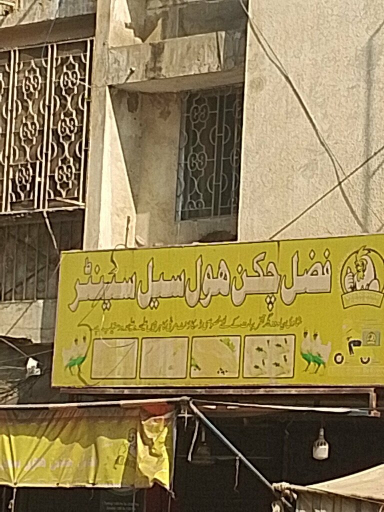 Kanatlı hayvan ürünleri ve yumurta Puzzle chicken wholesale shop, Karaçi, foto