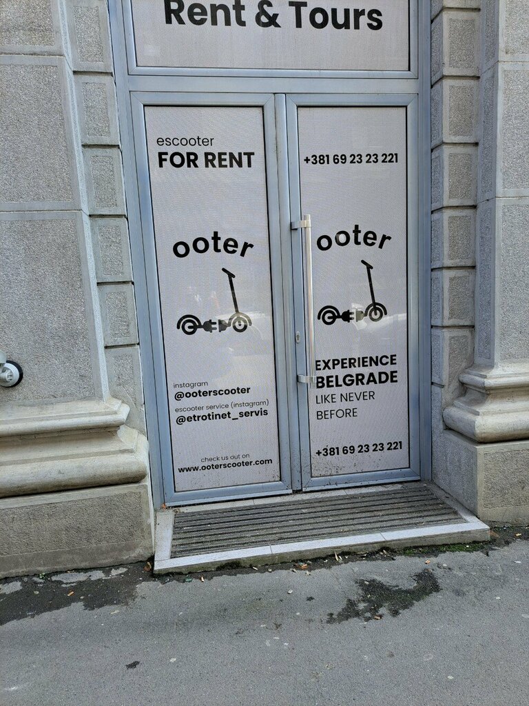 Scooter kiralama Ooter, Belgrad, foto