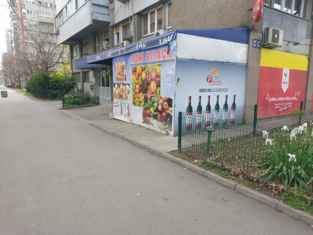 Market Venera Market, Belgrad, foto