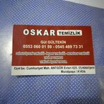 Oscar Temizlik (Antalya, Muratpaşa, Cumhuriyet Mah., 625. Sok., 5), temizlik şirketleri  Antalya'dan