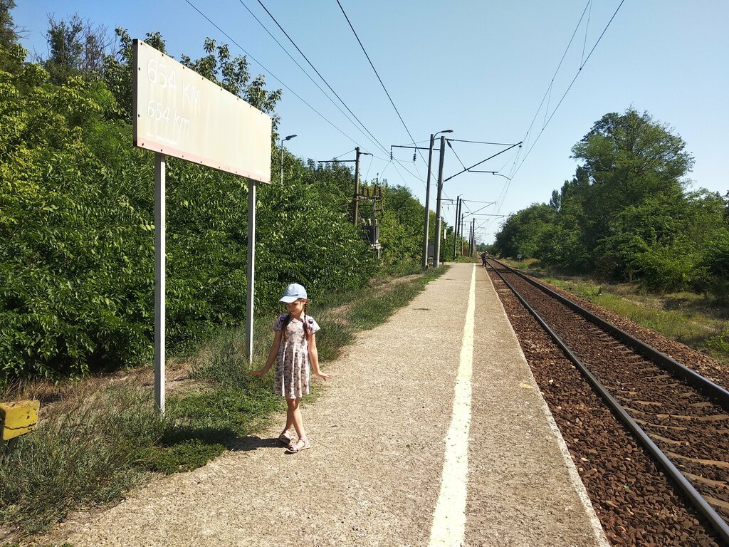 Tren istasyonu остановочный пункт ТЭЦ, Krasnodar, foto