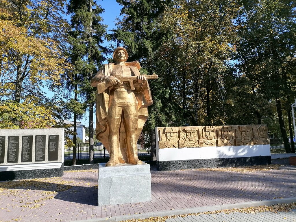 Anıt, heykel Памятник неизвестному солдату, Omskaya oblastı, foto