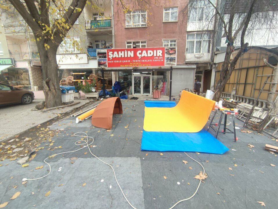 Çerçeve ve çadır yapıları Şahin Çadır, Ankara, foto